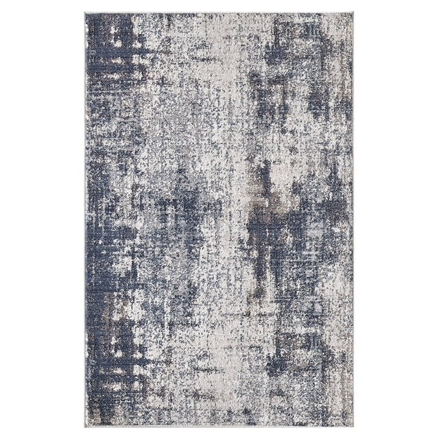 Better Homes & Gardens Navy Abstract Indoor Accent Rug, 30" x 46 ...