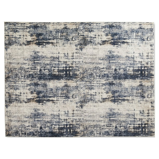 Better Homes & Gardens Navy Abstract Indoor Area Rug, 8' x 10 ...