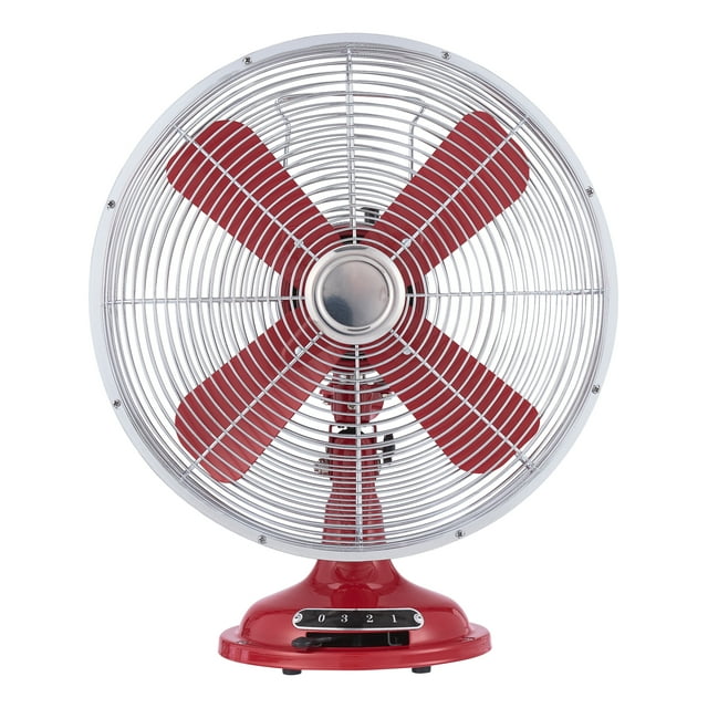 Better Homes & Gardens New 12 inch Retro 3-Speed Metal Tilted-Head ...