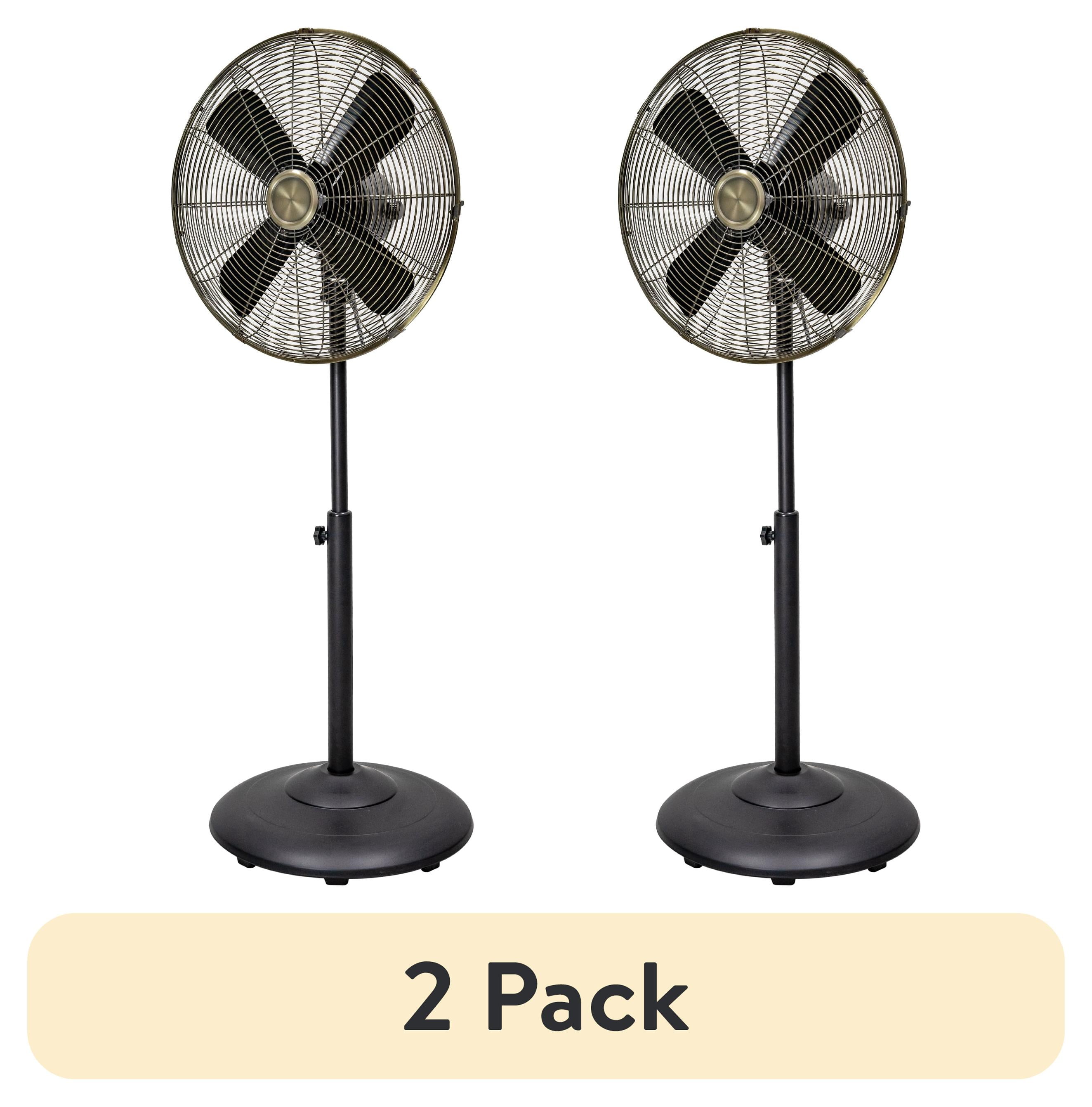 (2 pack) Better Homes & Gardens New 3 Speed 16 inch Vintage Metal Stand ...