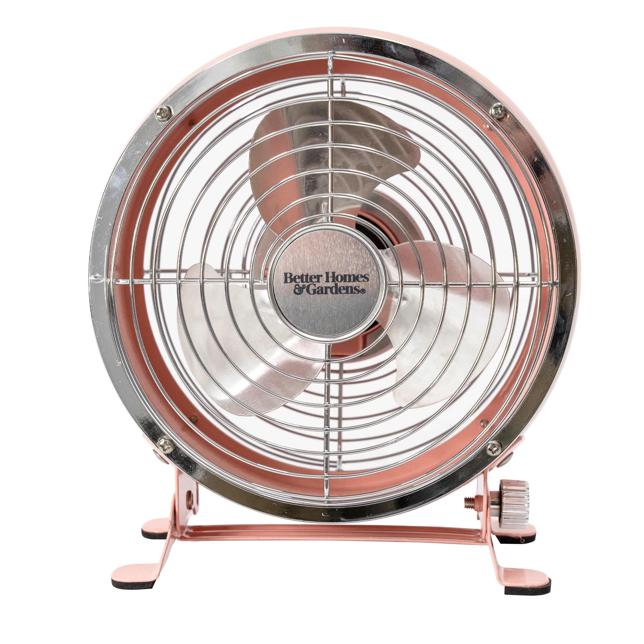 Better Homes & Gardens New 5 inch Retro Personal Metal Drum Fan with ...