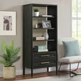 Better Homes & Gardens Oaklee 4-Shelf Bookcase with Storage Drawers ...