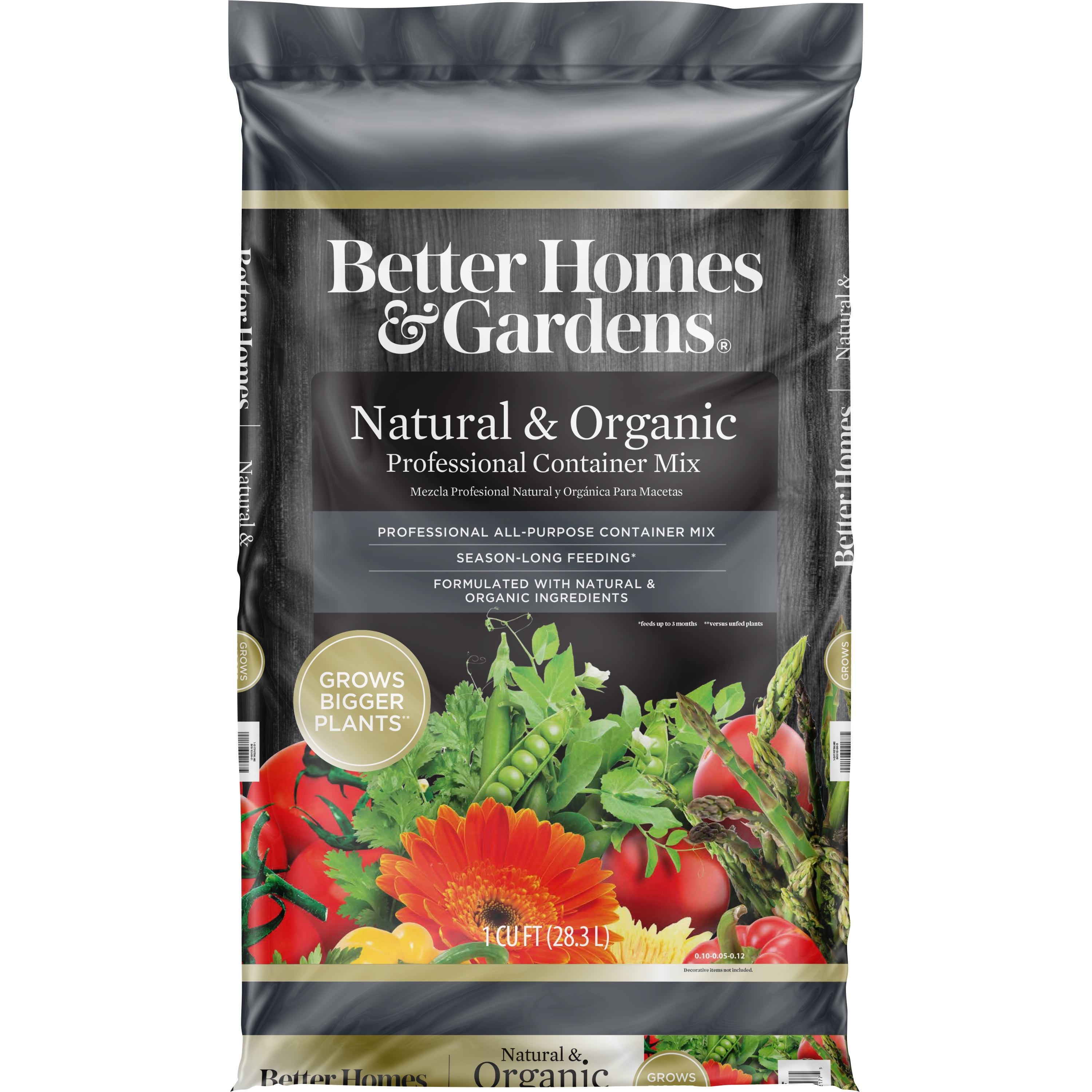Better Homes & Gardens Organic Potting Mix, 1 cu. ft. - Walmart.com