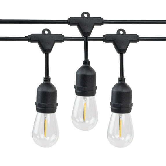 Better Homes & Gardens 12 Count Shatterproof Outdoor LED Edison String Lights, 28ft - Walmart.com