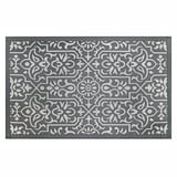 Better Homes & Gardens Polypropylene Gray Jacquard 20" x 34" Indoor ...