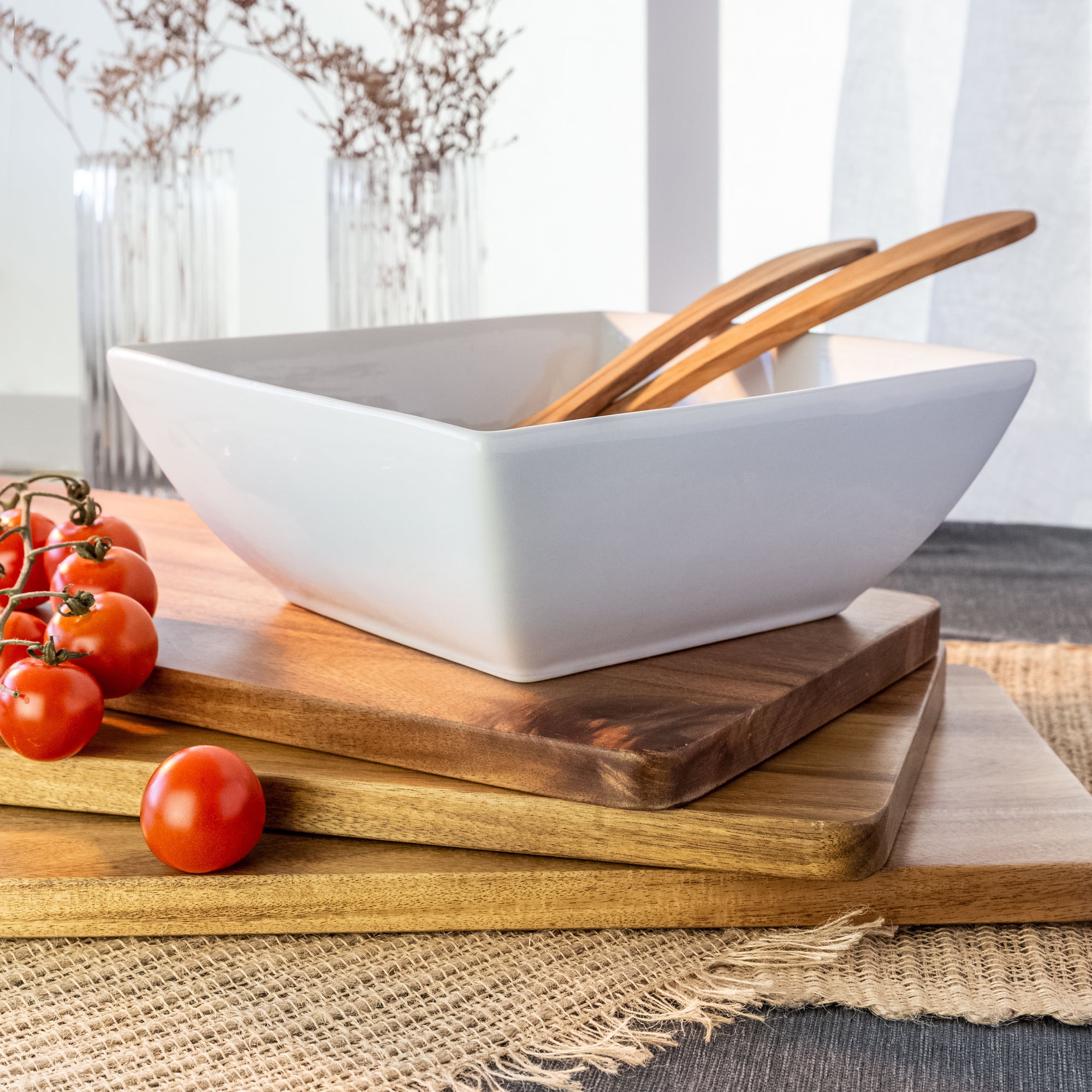 Better Homes & Gardens Porcelain Large Square Serve Bowl White ...