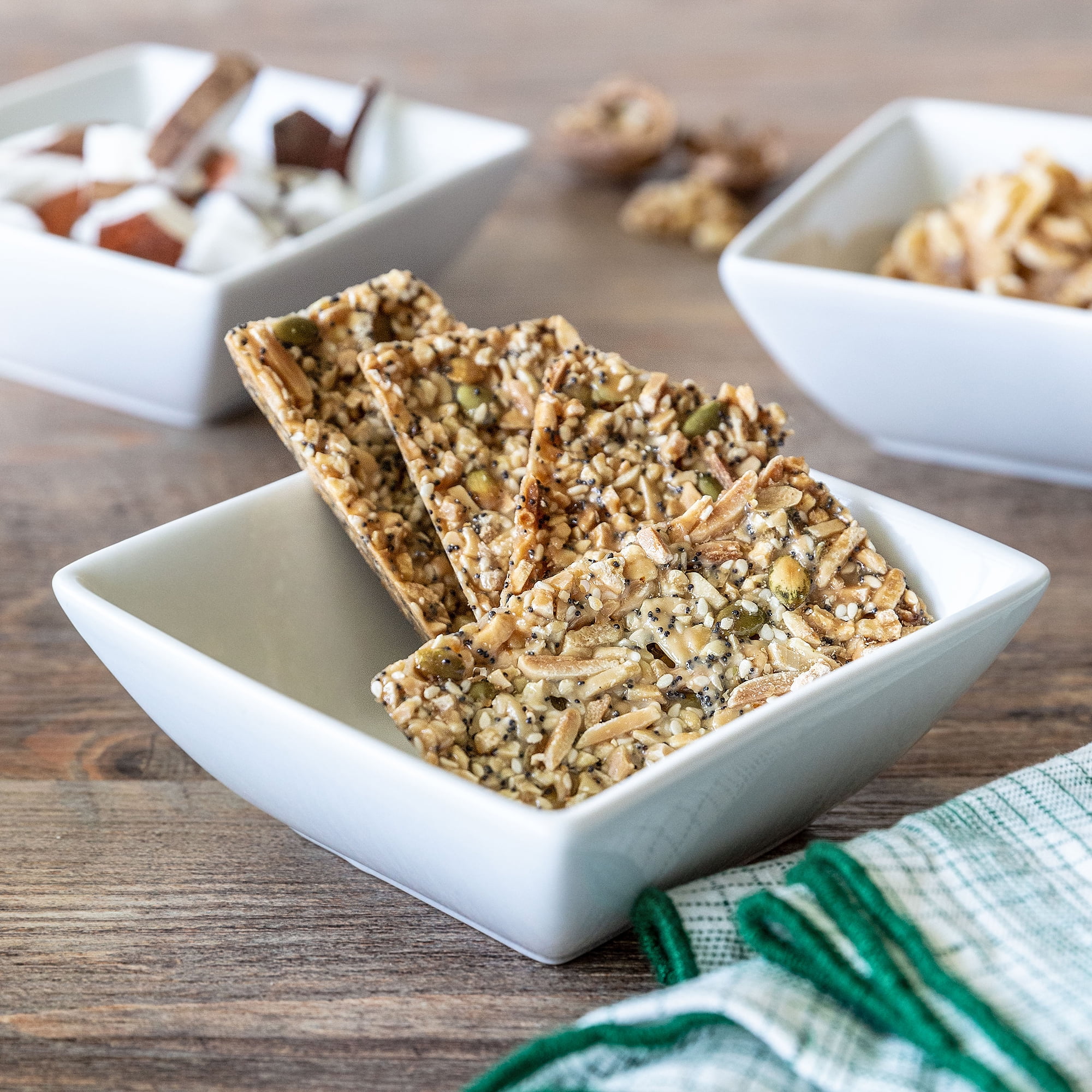 Porcelain Square Appetizer Bowl - Modern Design - Walmart.com