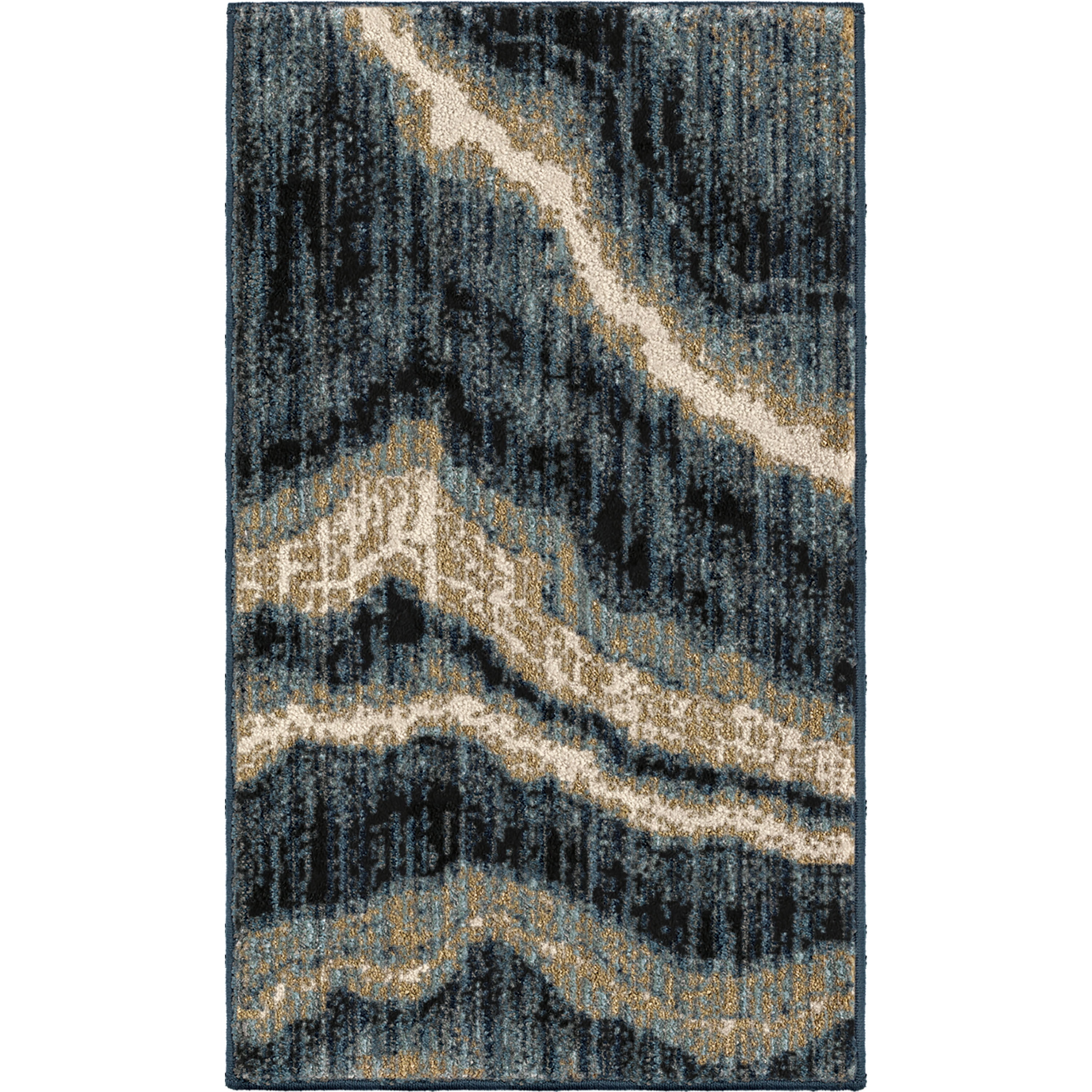 Better Homes & Gardens Printed Marble Transitional Area Rug, Beige ...
