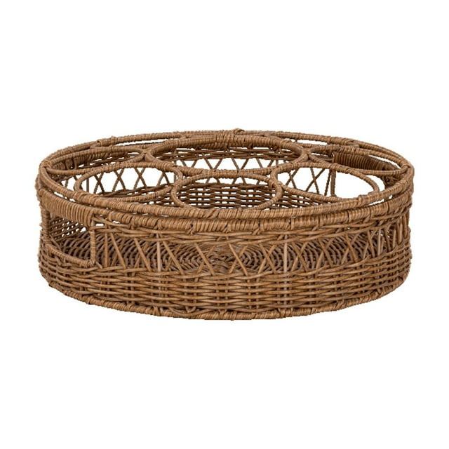 Better Homes & Gardens Rattan Large Beverage Tray - Walmart Business ...