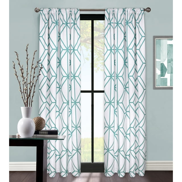 Better Homes & Gardens Rattan Lattice Window Curtain Panel - Walmart.com