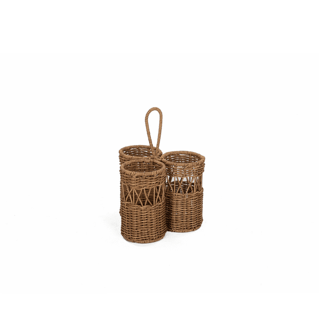 Better Homes & Gardens Rattan Wine Caddy - Walmart.com