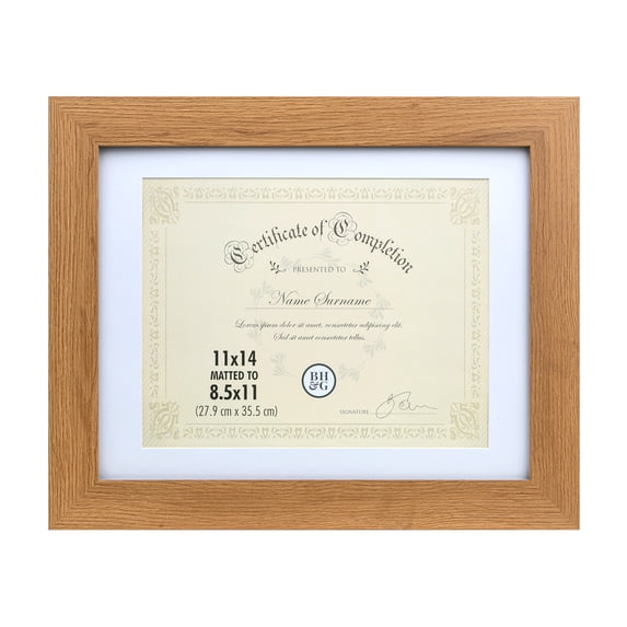 Better Homes & Gardens Rectangular Wood Document Frame - Walmart.com