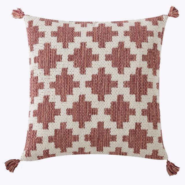 Better Homes & Gardens Red Diamond Geo Throw Pillow - Walmart.com