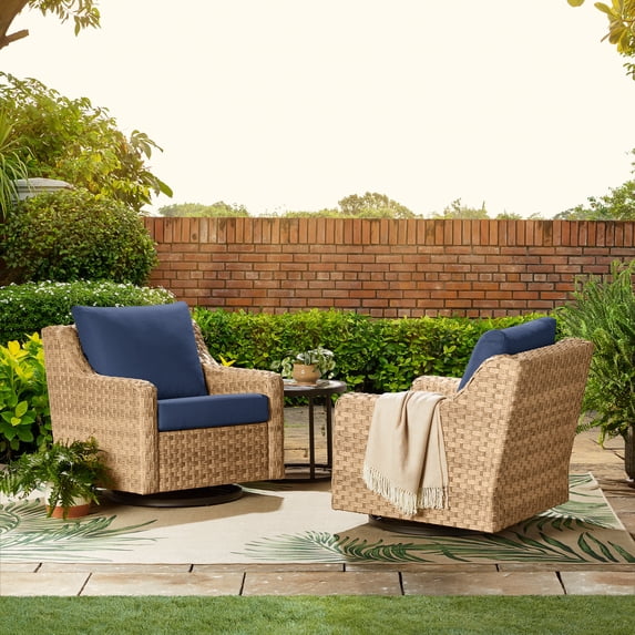 Open Box Better Homes & Gardens River Oaks Outdoor Swivel Gliders with ...
