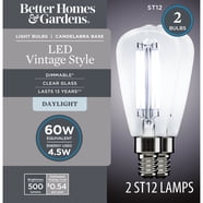 Great Value LED Light Bulb, 7.5 Watts (60W Equivalent) A19 Lamp E26 ...