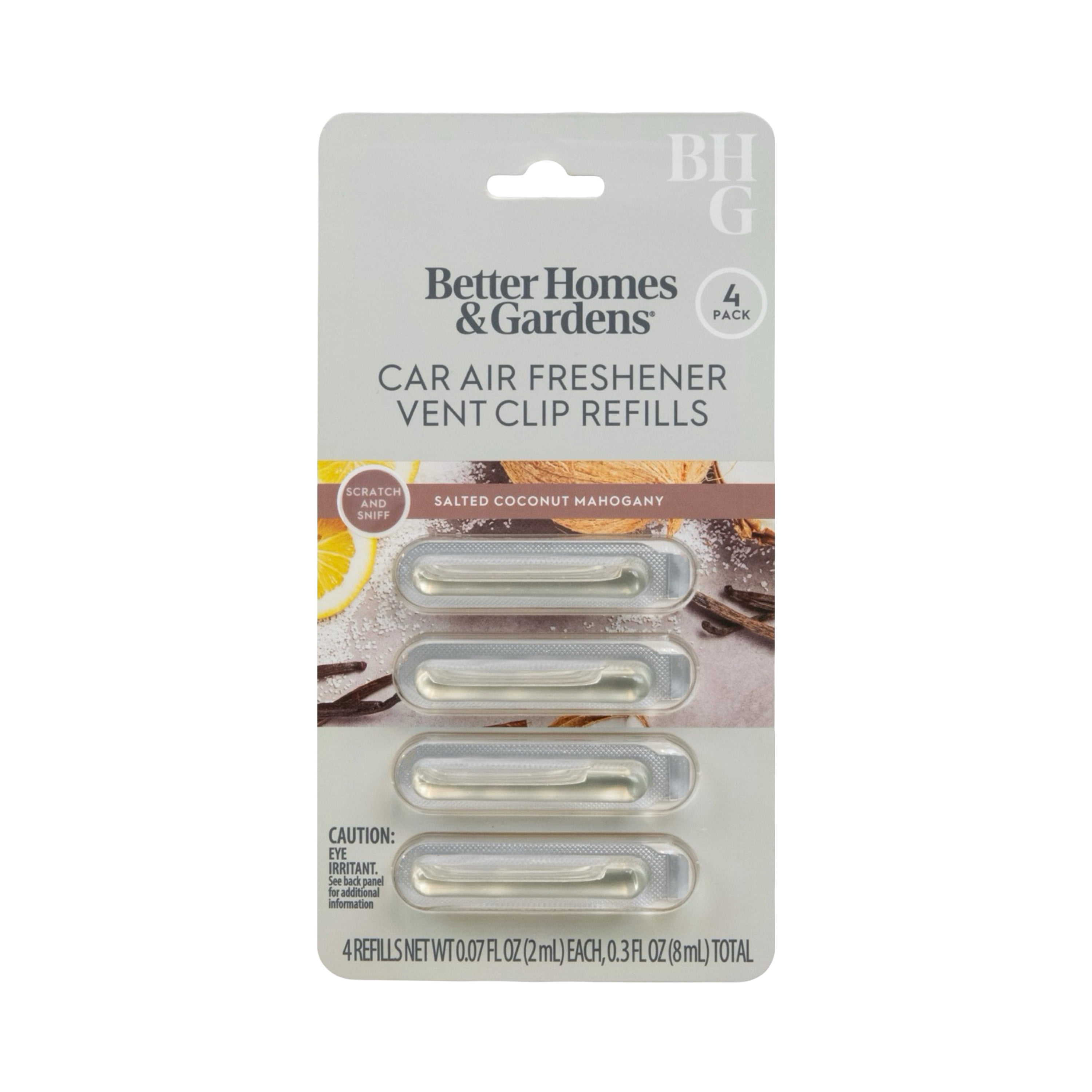 Better Homes & Gardens Salted Coconut Mahogany Scented Car Vent ...