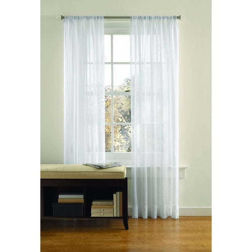 Better Homes & Gardens Sheer Crushed Voile Drapery Panel - Walmart.com