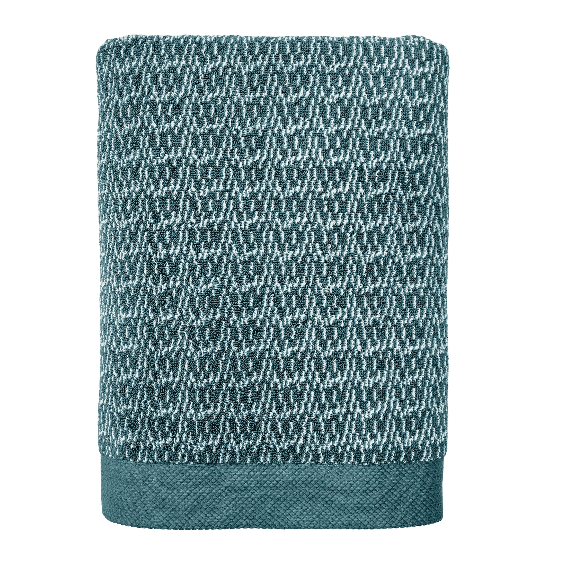 Better Homes & Gardens Signature Soft Mélange Bath Towel, Nimbus Blue ...