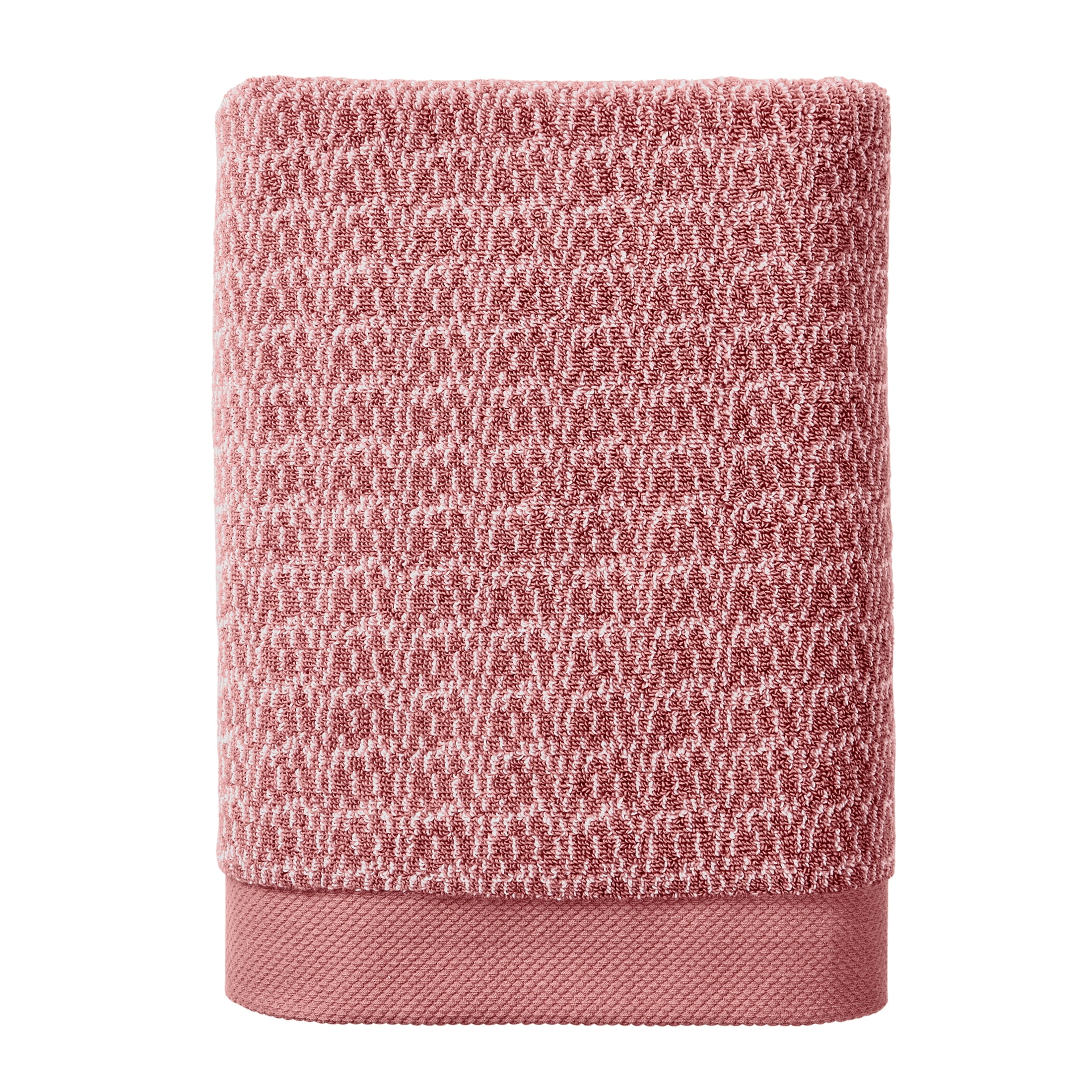 Better Homes & Gardens Signature Soft Mélange Bath Towel, Old Rose ...