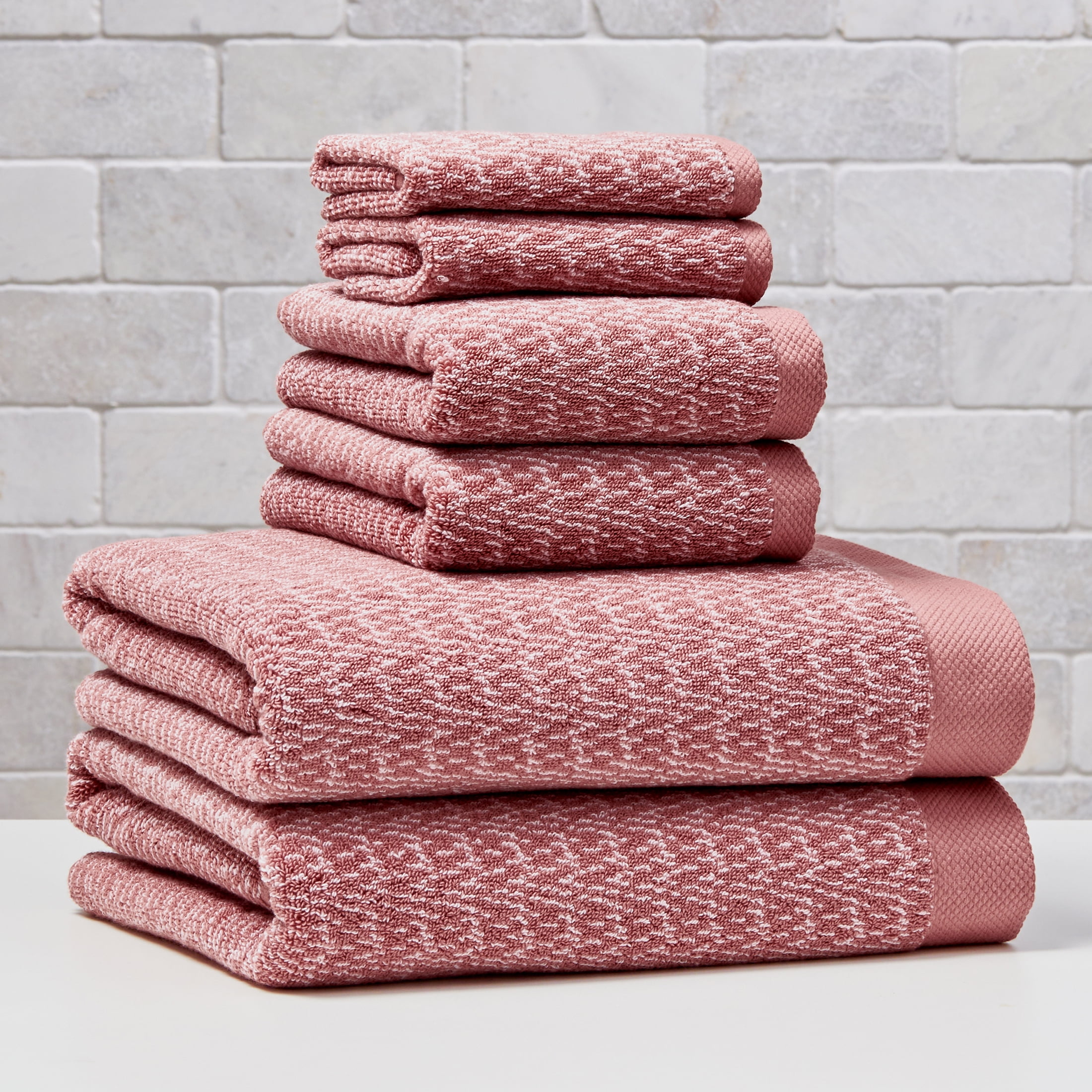Better Homes & Gardens Signature Soft Melange 6 Piece Towel Set,Old ...