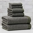 Better Homes & Gardens Signature Soft Melange 6 Piece Towel Set,Sea ...