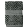 Better Homes & Gardens Soft Popcorn Texture Washcloth Grey Flannel ...