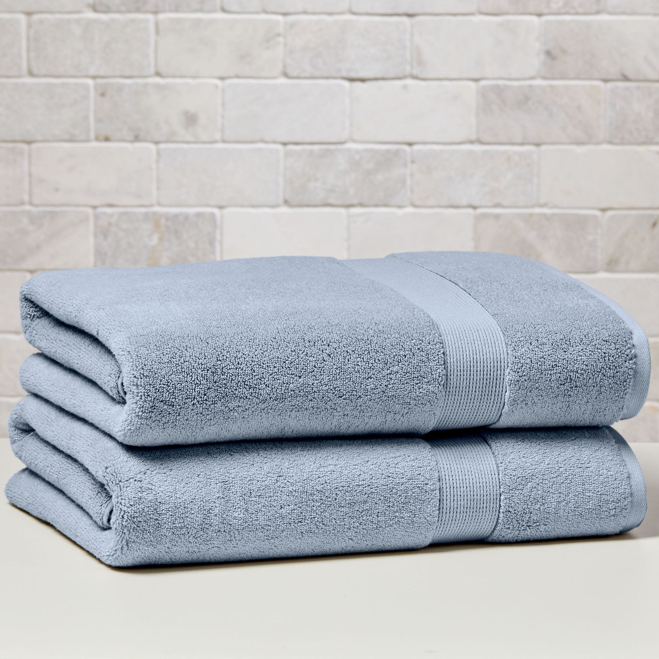 Better Homes & Gardens Signature Soft Solid Cotton 2 Piece Bath Sheet ...