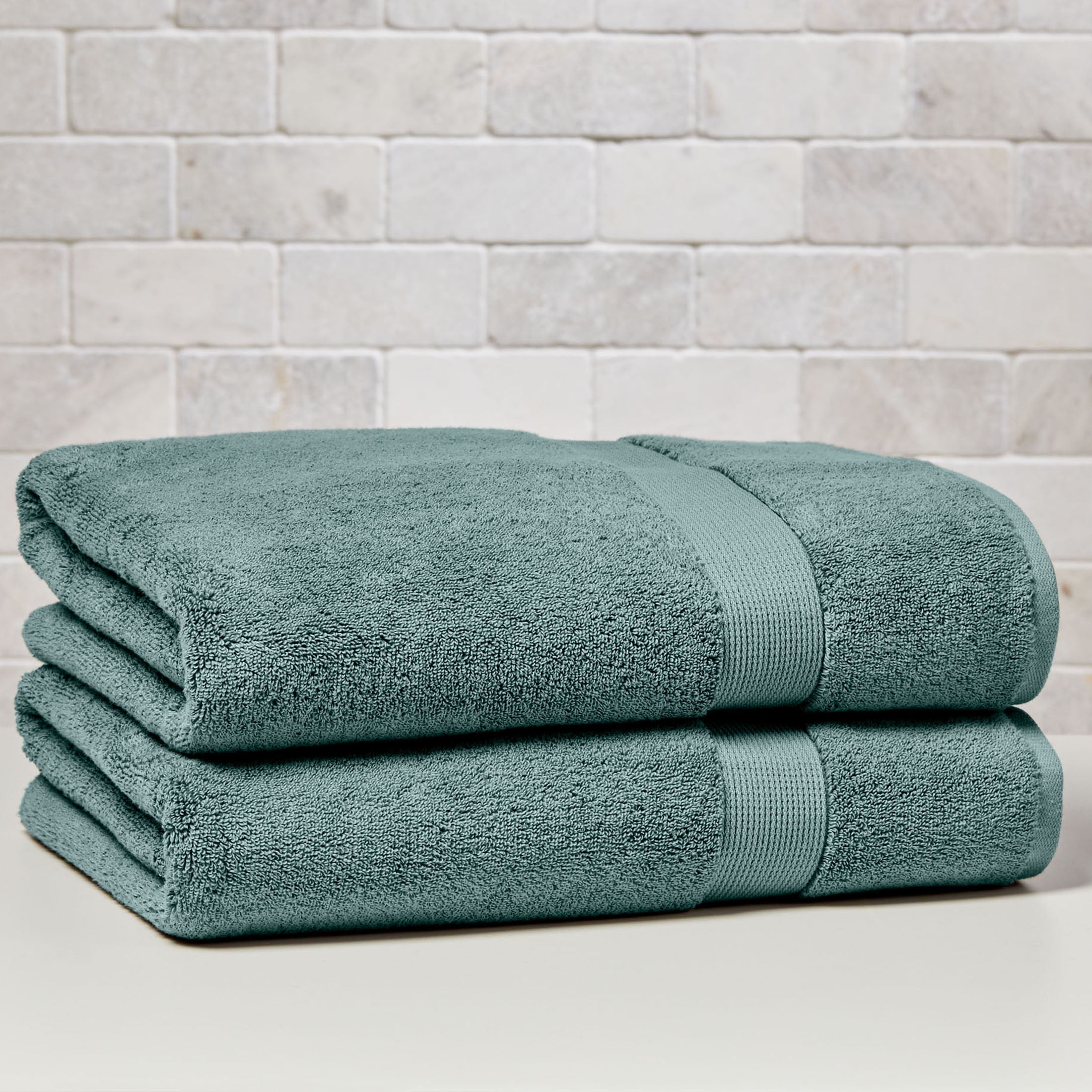 Better Homes & Gardens Signature Soft Solid Cotton 2 Piece Bath Sheet ...