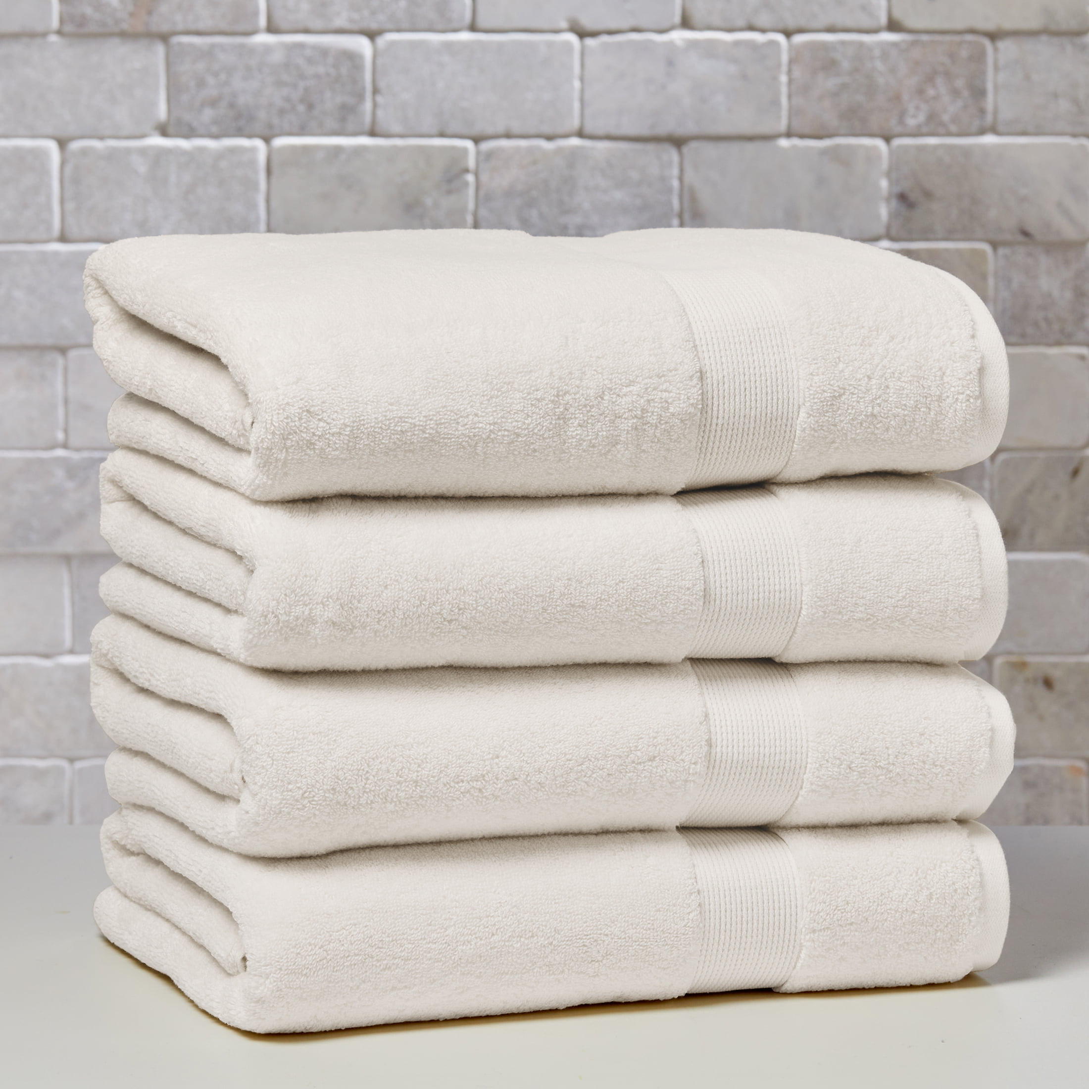 Better Homes & Gardens Signature Soft Solid 4 Piece Bath Towel Set ...