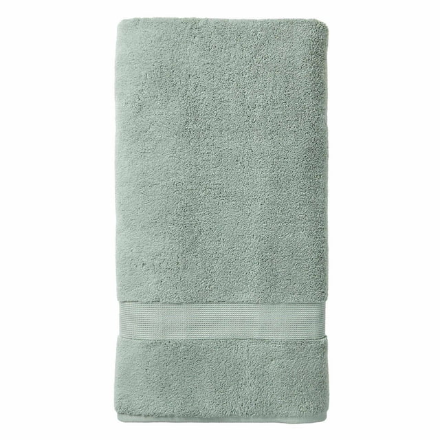 Better Homes & Gardens Signature Soft Solid Bath Sheet, Green River ...