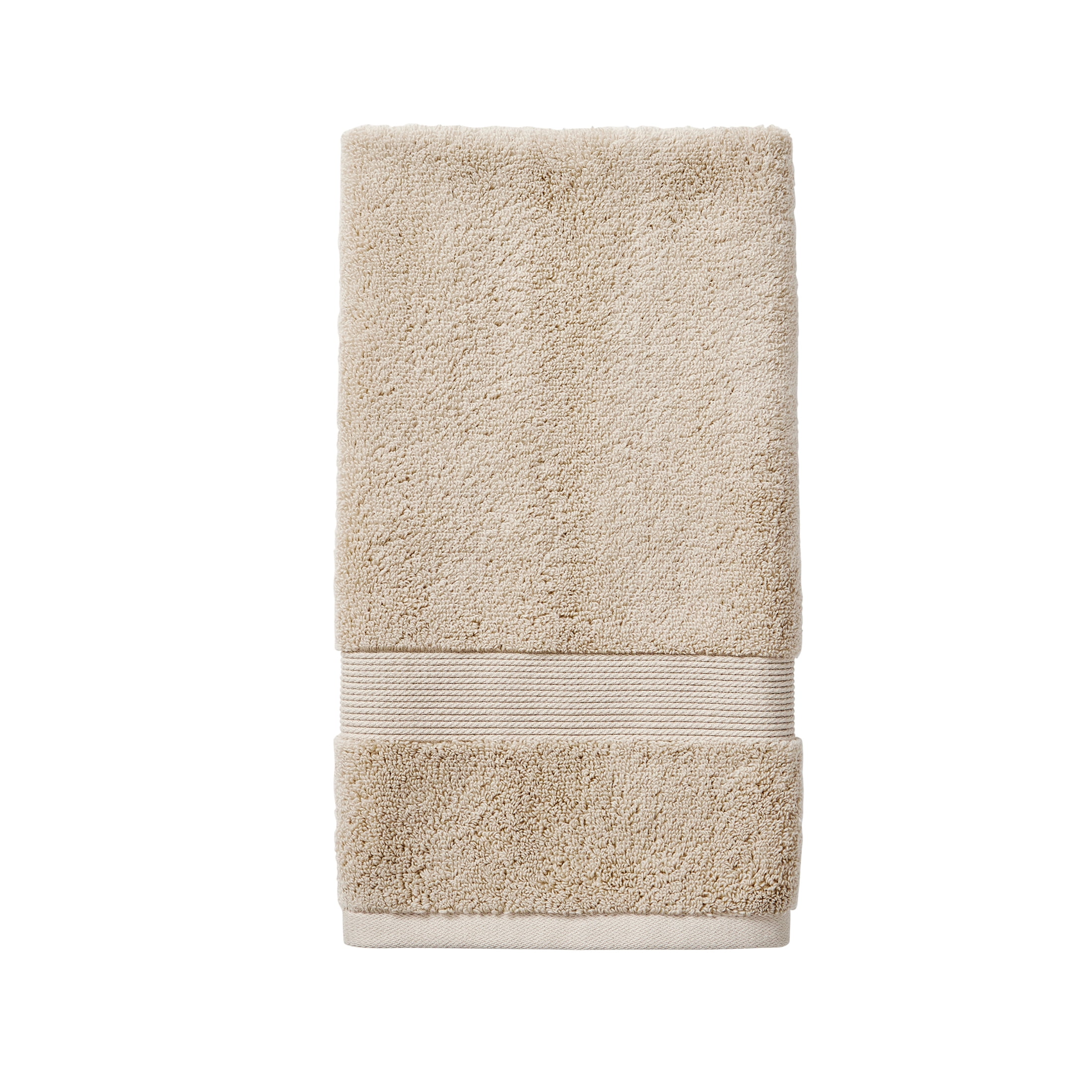 Better Homes & Gardens Signature Soft Solid Hand Towel, Almond Biscuit ...