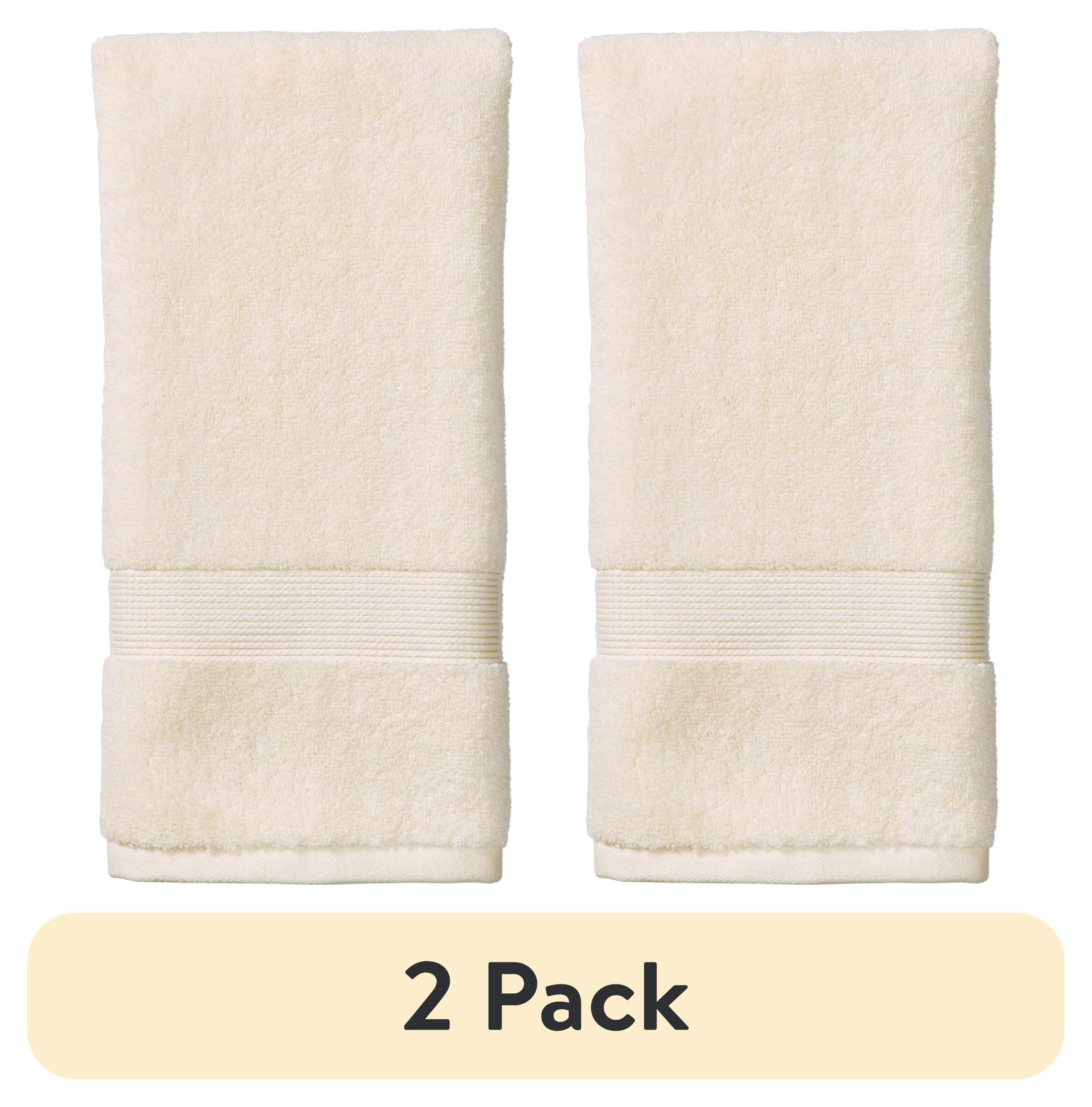 (2 pack) Better Homes & Gardens Signature Soft Solid Hand Towel, Vanilla Dream - Walmart.com