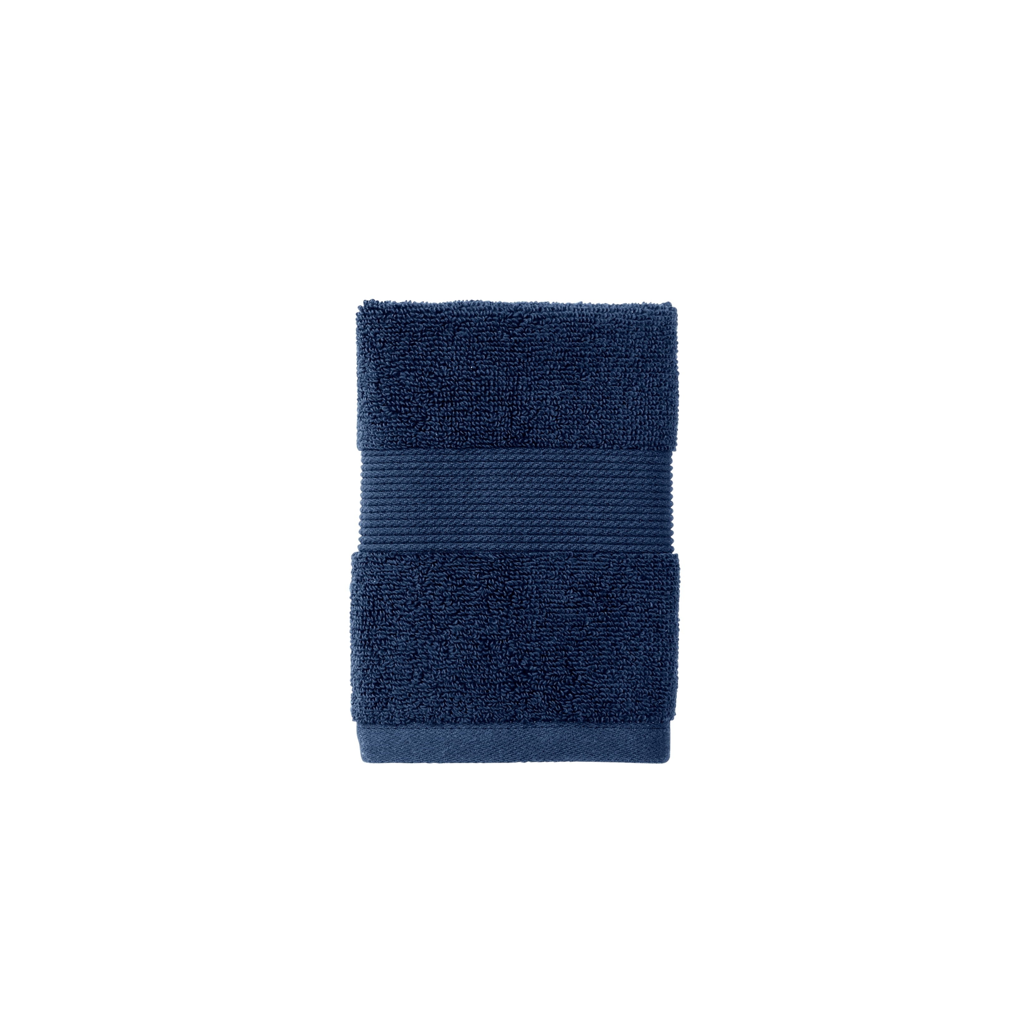 Better Homes & Gardens Signature Soft Solid Washcloth, Blue Admiral ...