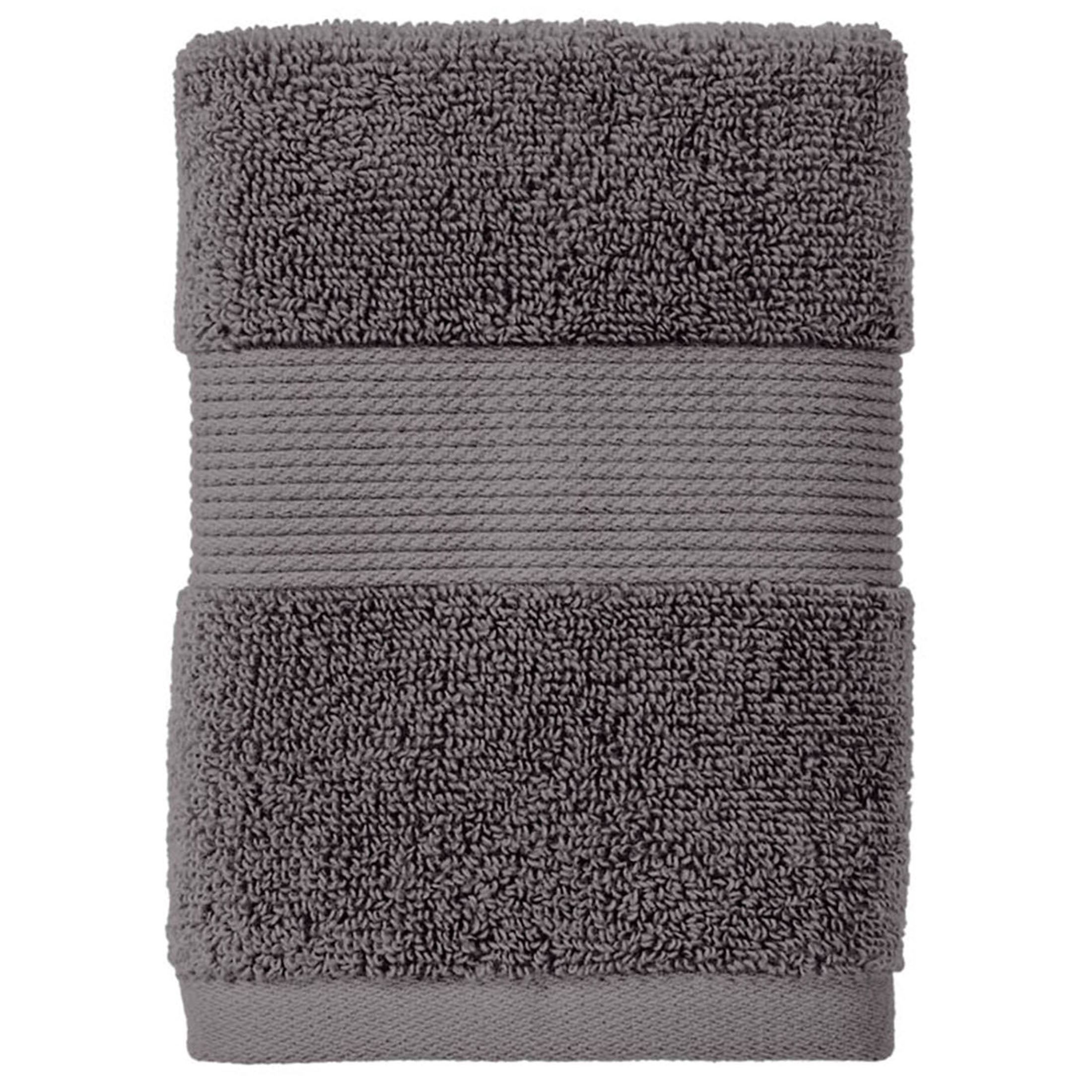 Better Homes & Gardens Signature Soft Solid Washcloth, Grey Flannel ...