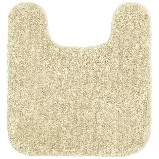 Solid Tan Nylon Bathroom Rug - Skid-Resistant Latex Backing - Walmart.com