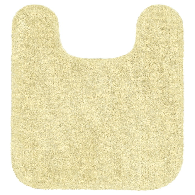 Yellow Nylon Bathroom Rug - Skid-Resistant - Machine Washable - Walmart.com