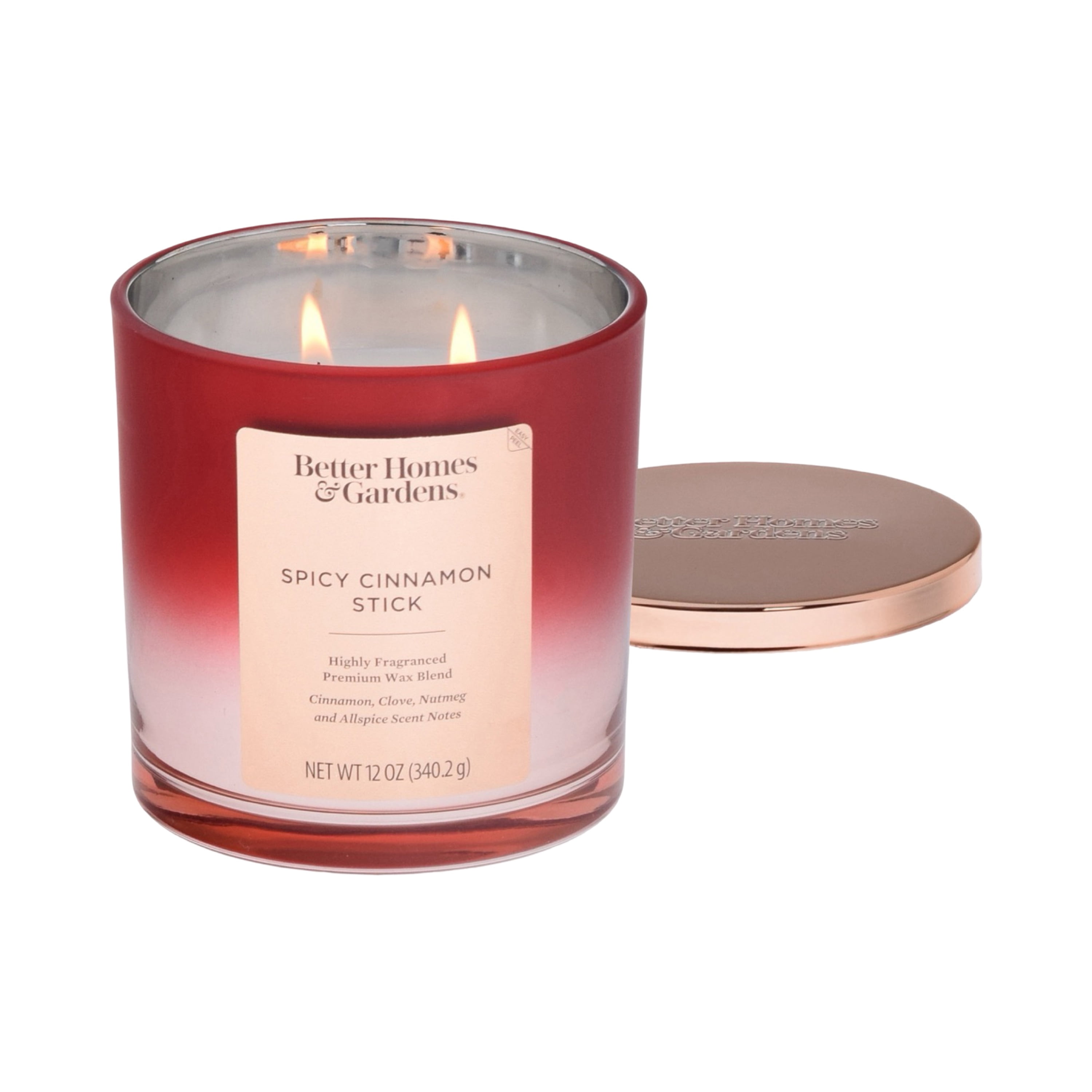 Better Homes & Gardens Spicy Cinnamon Stick Scented 2-Wick 12oz ...