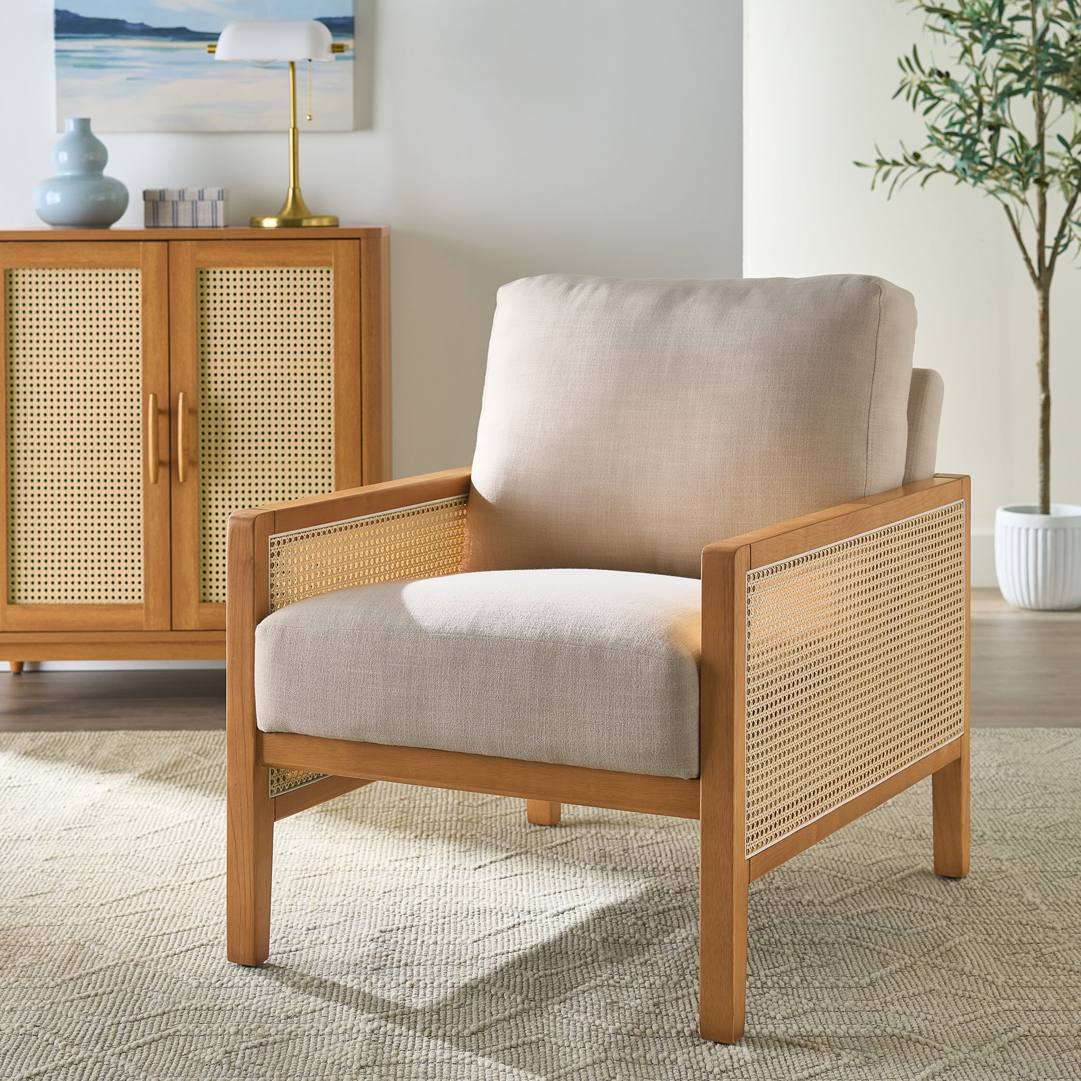 Better Homes & Gardens Emerson Curvy Accent Chair, Ochre Better Homes & Gardens Emerson Curvy Accent Chair, Ochre
