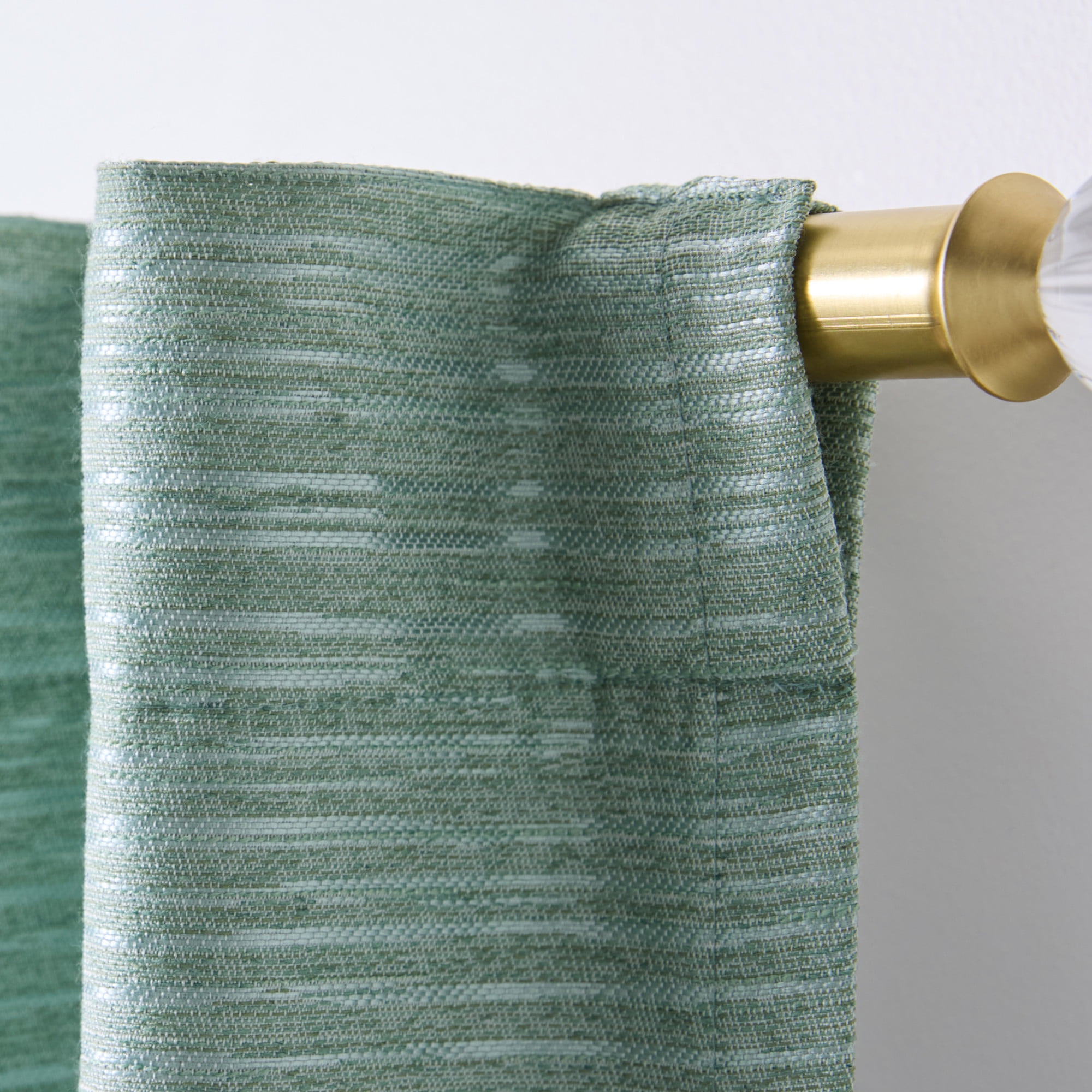 Better Homes & Gardens Striated Luxe Blackout Curtain, 1 Indoor Drape ...