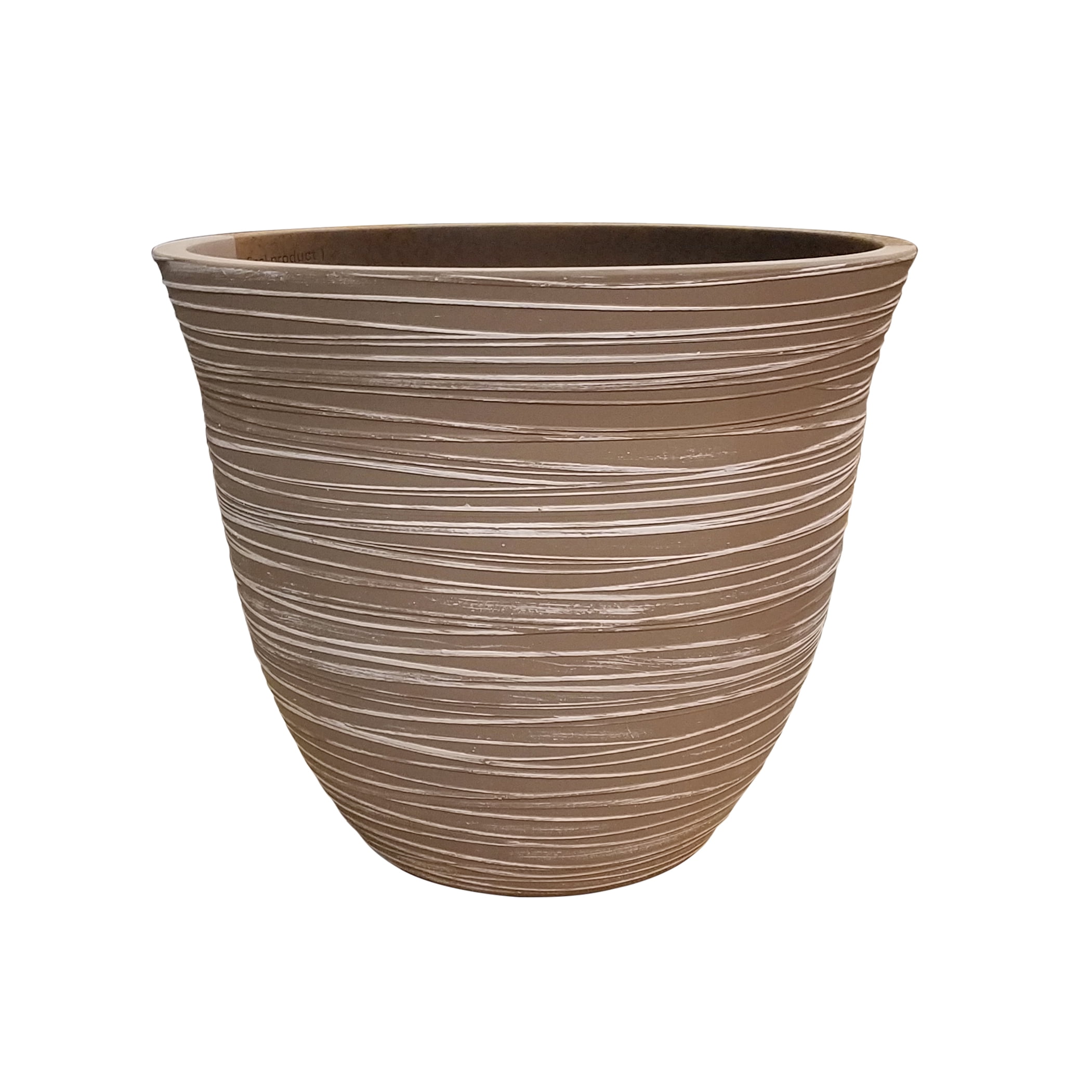 Better Homes & Gardens Terrence 15" Resin Planter Vintage Brown ...