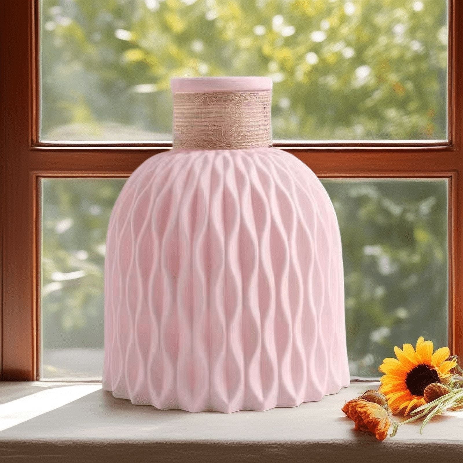 The modern and minimalist home decor style pink Vase - Walmart.com
