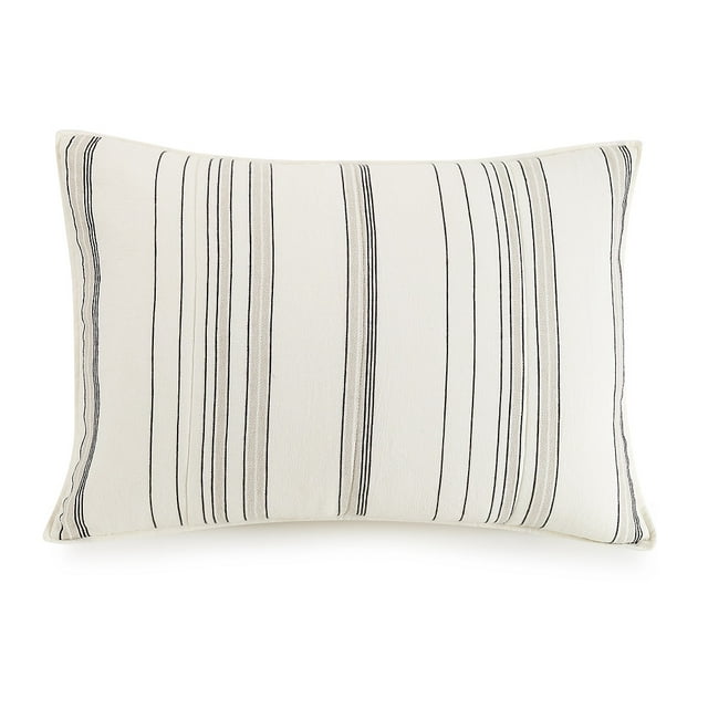 Better Homes & Gardens Farmhouse Ticking Stripe Cotton Pillow Shams ...