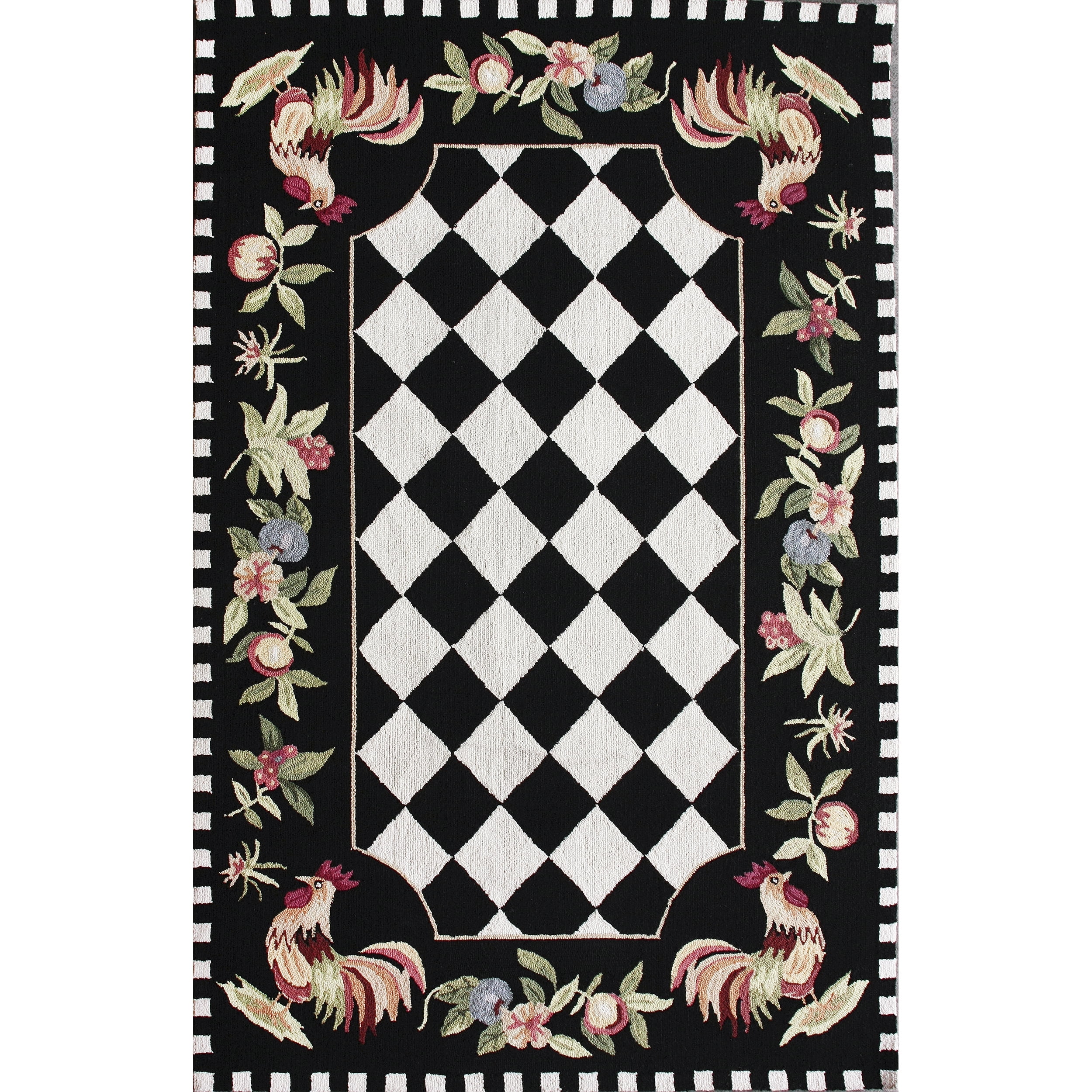 Trellis Shag Ivory Area Rug - 86 x 116 Geometric Design - Walmart.com