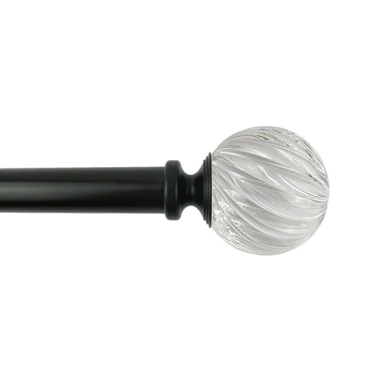 Better Homes & Gardens Twisted Clear Sphere 1" Single Adjustable ...