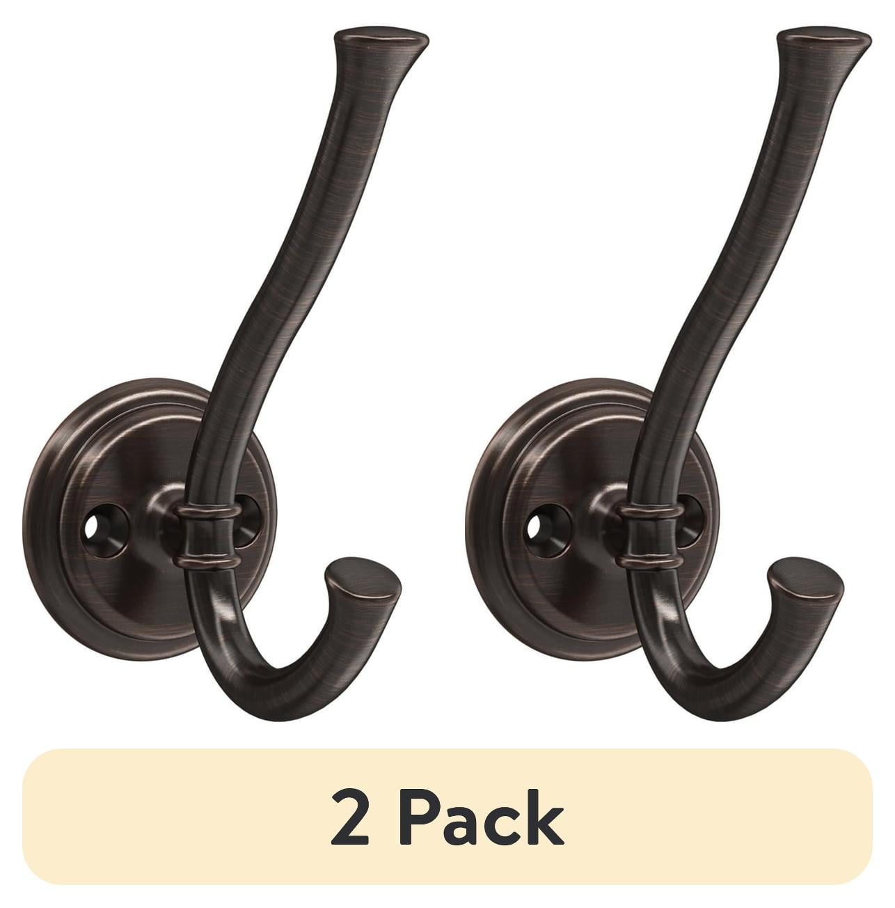 (2 pack) Better Homes & Gardens Venetian Bronze Gorham Hook - Walmart.com