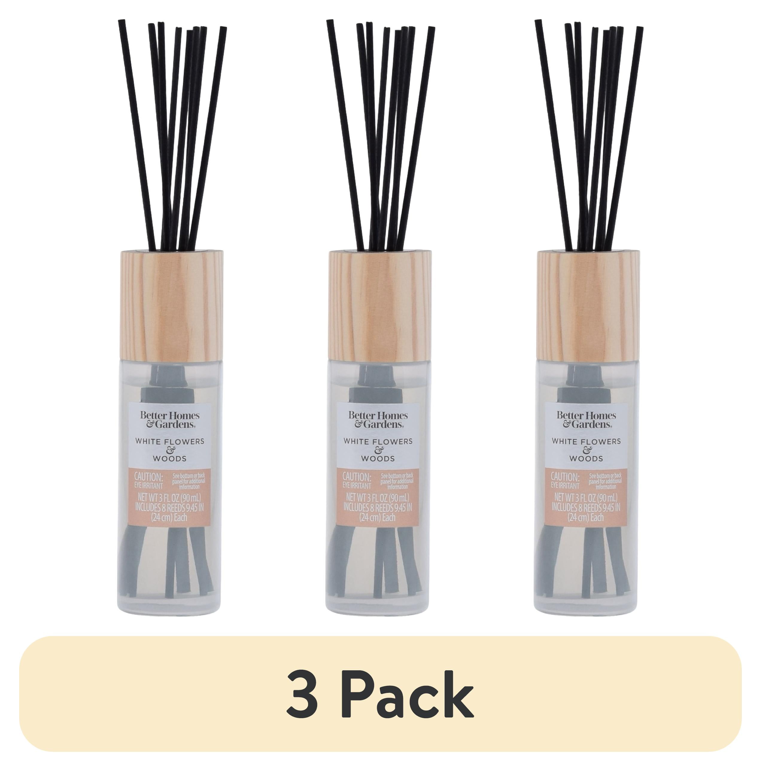 (3 pack) Better Homes & Gardens White Flowers & Woods Scented Reed ...