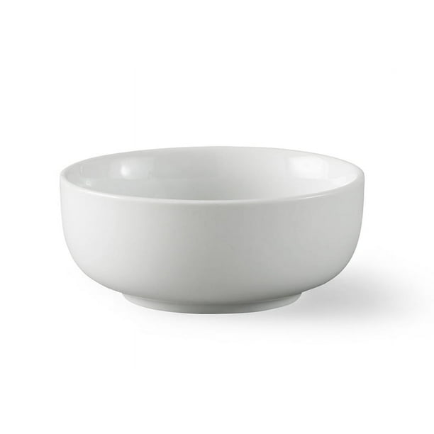 Better Homes & Gardens White Porcelain Round Dipped Bowl - Walmart.com