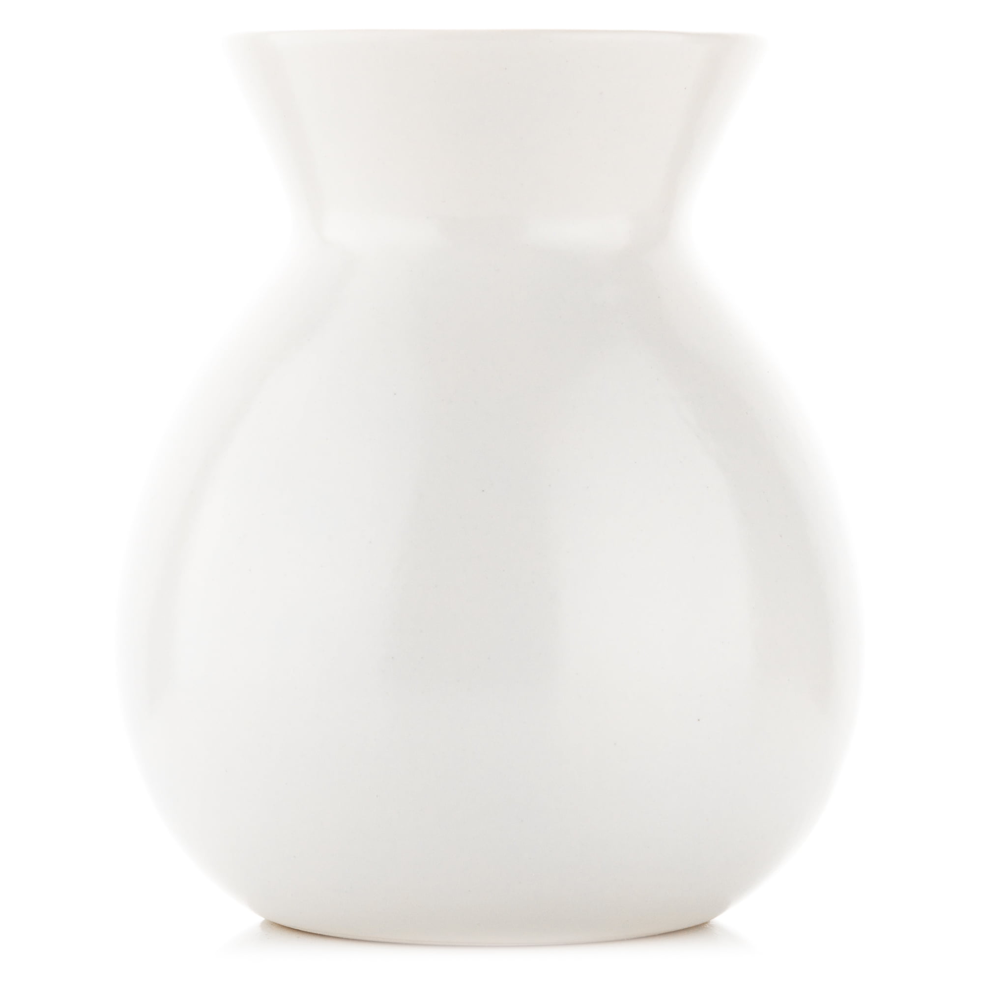 Better Homes & Gardens White Rustic Ceramic Decorative Table Vase ...