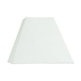 Better Homes & Gardens White Tapered Square Polyester Lamp Shade, 14"L ...