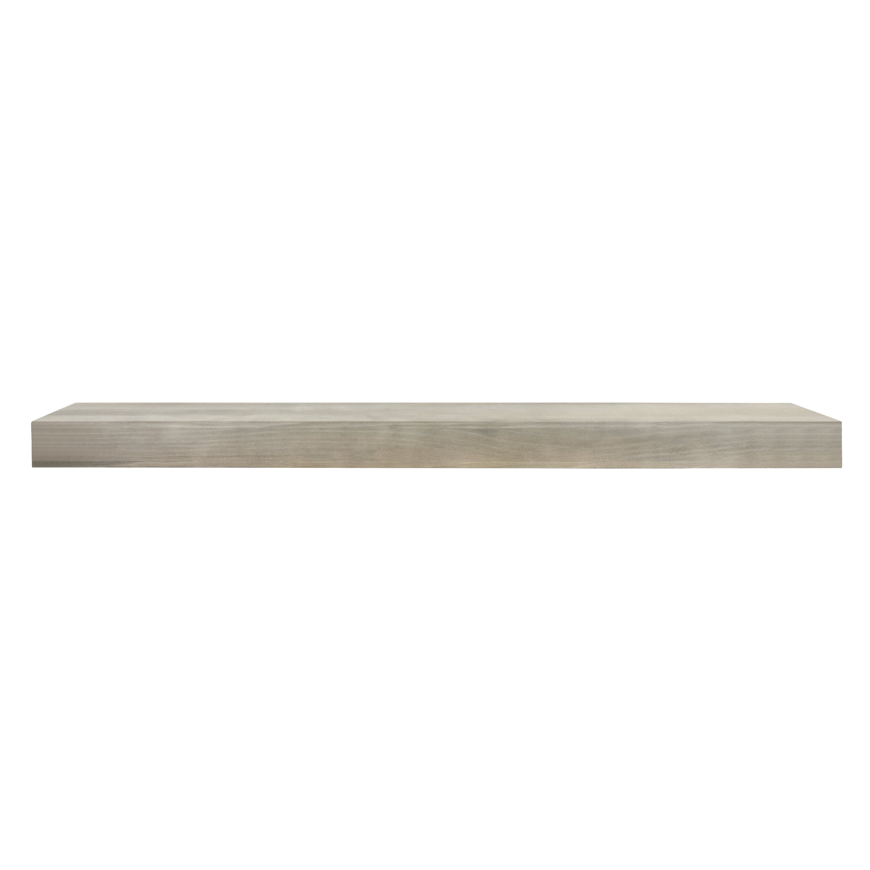 Better Homes & Gardens Wood Floating Shelf, 6" x 35", Gray - Walmart ...